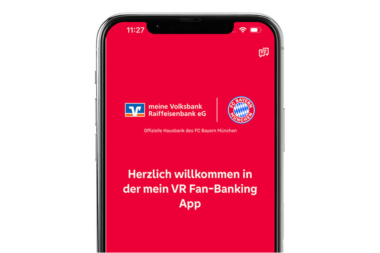 Fan-Banking für FC Bayern Fans - meine Volksbank Raiffeisenbank